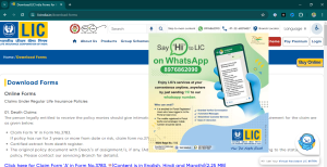 LIC Forms - InsuringGurgaon